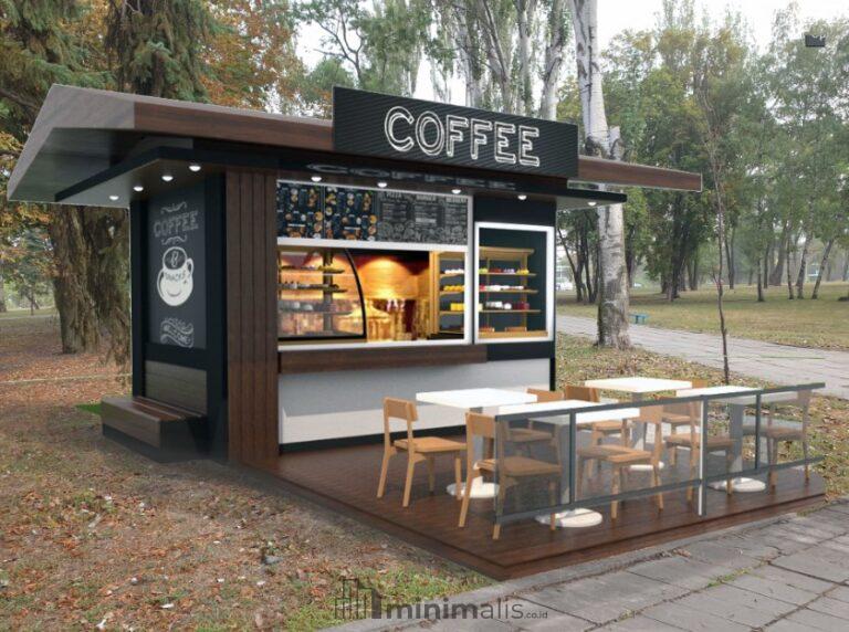 Konsep Kedai Minimalis yang Kece untuk Jajanan Pinggir Jalan