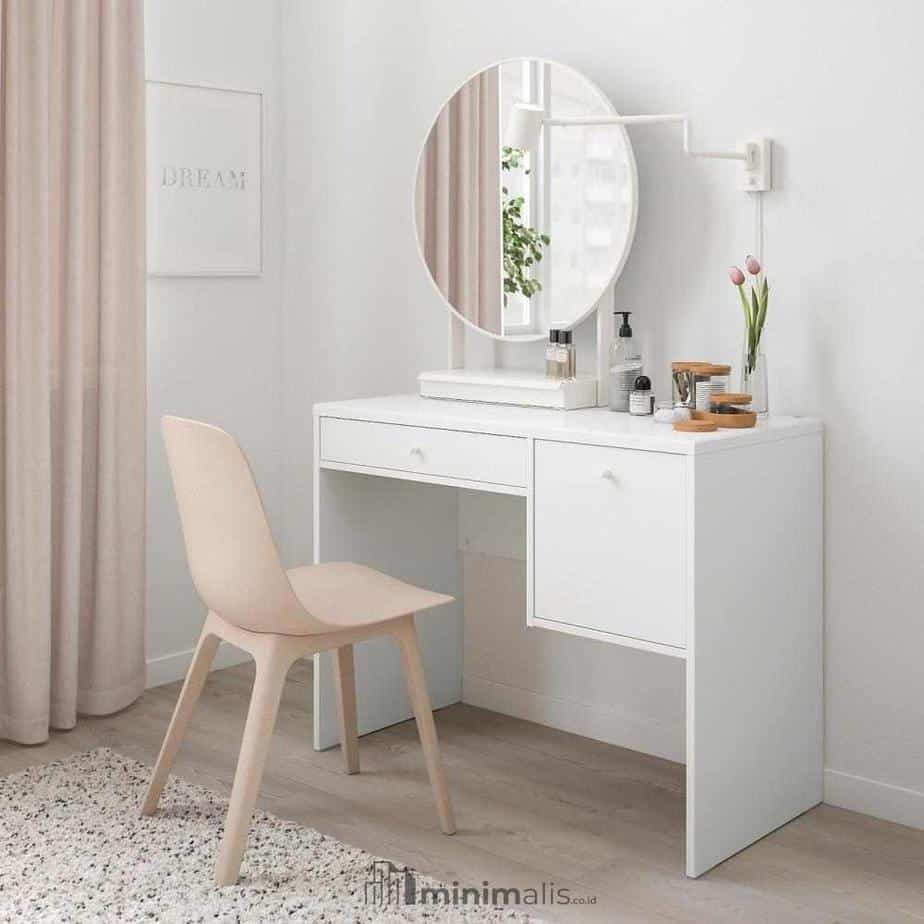 Tampil Princess Dengan Model Meja Rias Kecil Minimalis Berikut - Minimalist