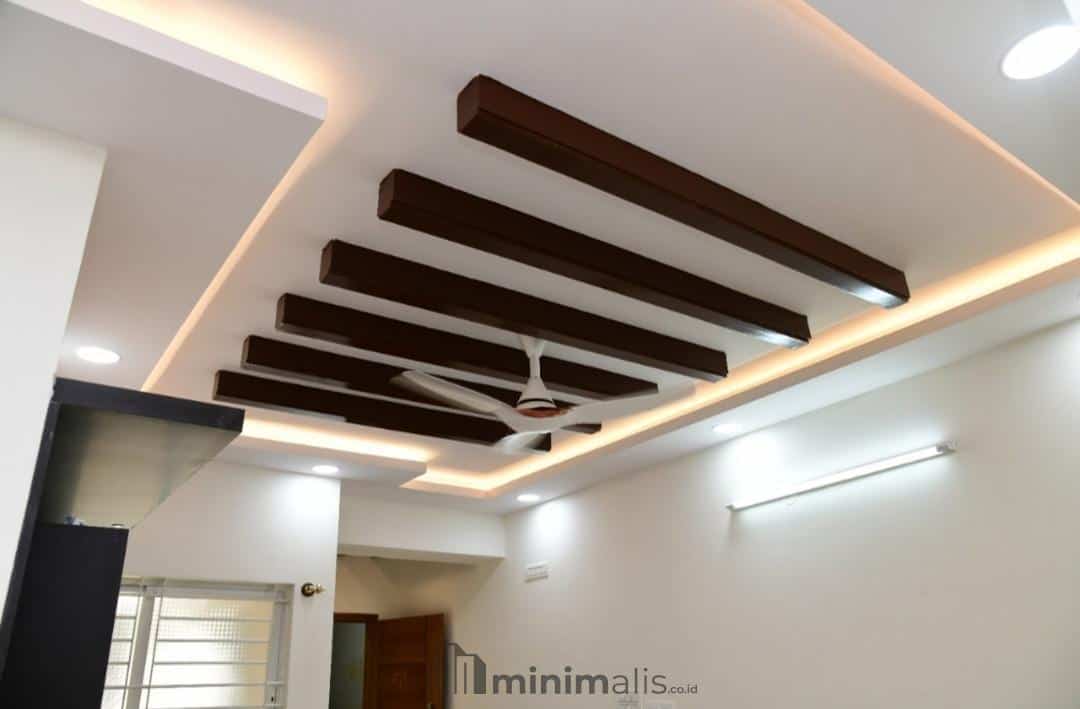 Atap Langit Indah Berkat Motif PVC Minimalis Sesuai Tema