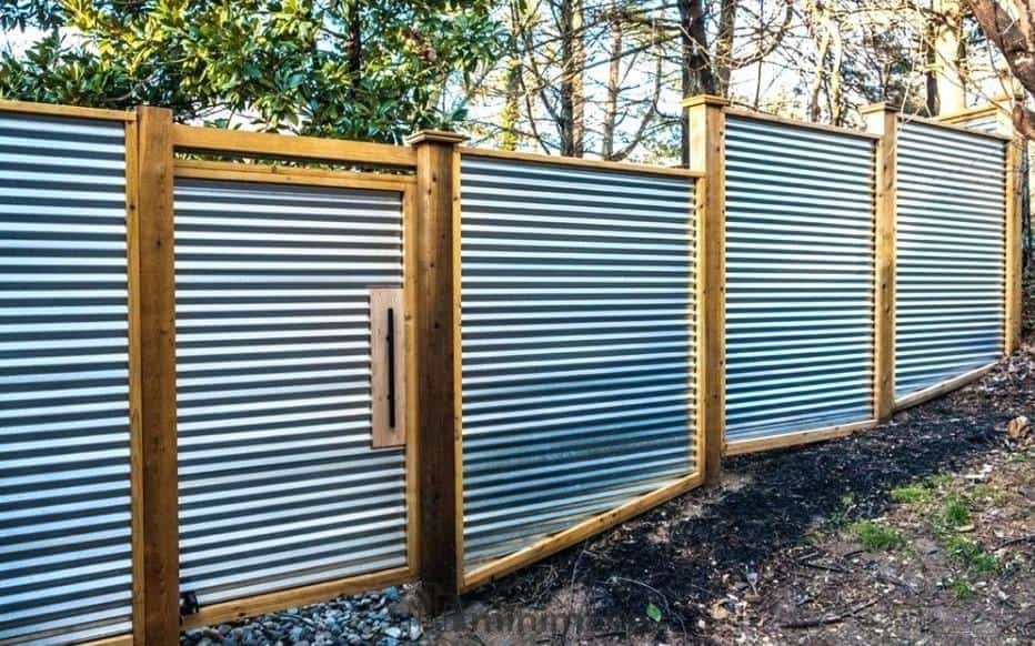 4 Cara Mendesain Pagar Seng Minimalis Agar Tidak Terkesan Kumuh ...