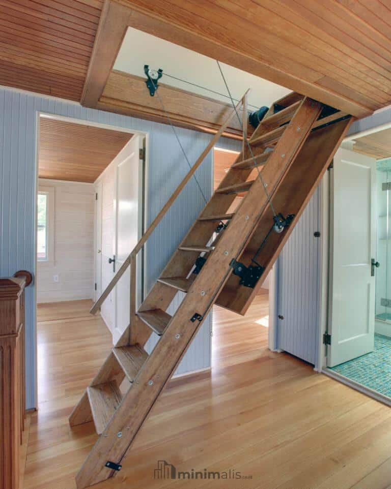 4 Pilihan Tangga Lipat Loteng Minimalis Beserta Kelebihannya