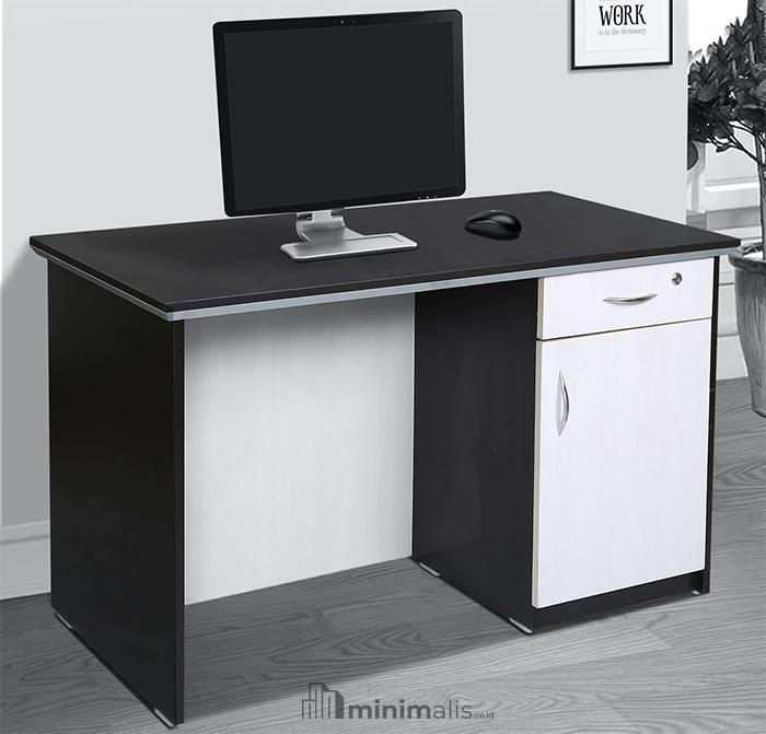 Meja Setengah Biro Minimalis, Cocok Untuk Kerja dan Belajar