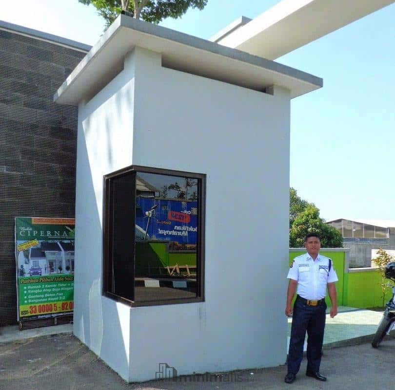 5+ Jenis dan Ukuran Pos Satpam Minimalis Terbaru 2025 - Minimalist