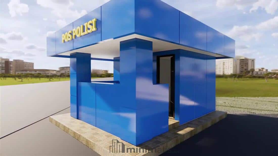 8 Jenis dan Ukuran Pos Satpam Minimalis Untuk Kamu Gunakan
