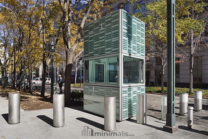 Desain Pos Security Minimalis Mencegah Pencuri Gila Menjalankan Aksinya