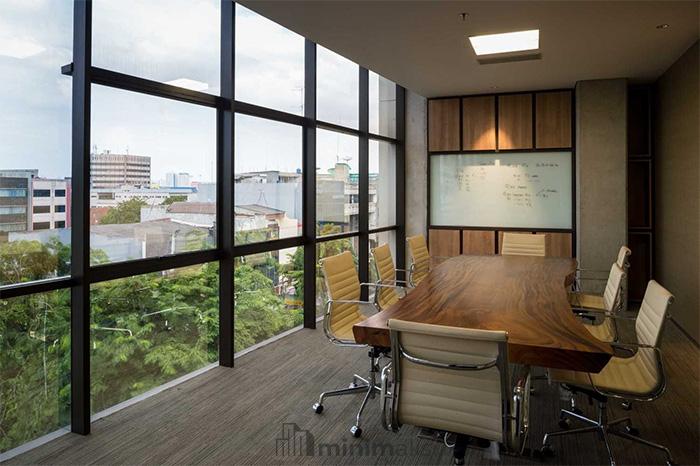 Backdrop Ruang Rapat Minimalis Tak Akan Bikin Fokus Buyar - Minimalist