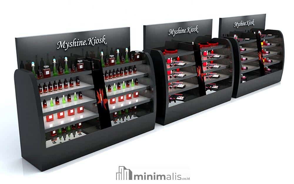 4 Tips Membuat Etalase Parfum Minimalis Menyatu Dengan Toko