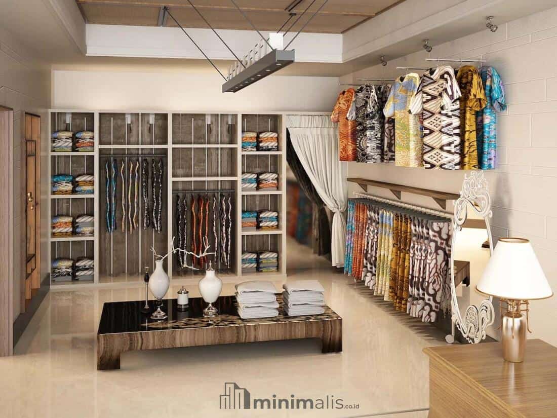 8 Trik Cepat Membuat Butik Minimalis di Rumah yang Elegan - Minimalist