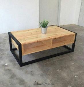 Meja Tamu Minimalis Besi Hollow, Ringan dan Tahan Banting