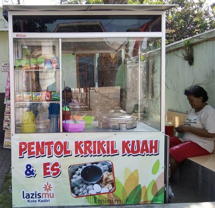 Cara Berjualan Dengan Rombong Pentol Minimalis Untuk Menarik Langganan ...