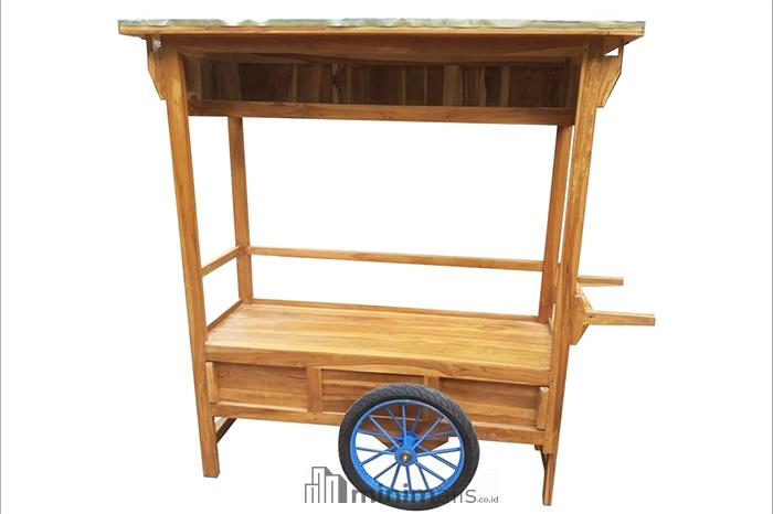 Gerobak Minimalis Kayu, Budget Rendah Tapi Konversi Tinggi - Minimalist