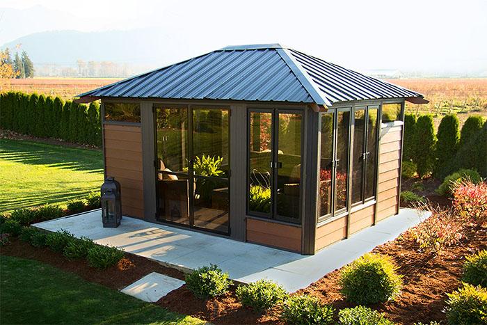 Gunakan Model Gazebo Besi Minimalis Untuk Rapat dan Ngopi Bareng Teman ...