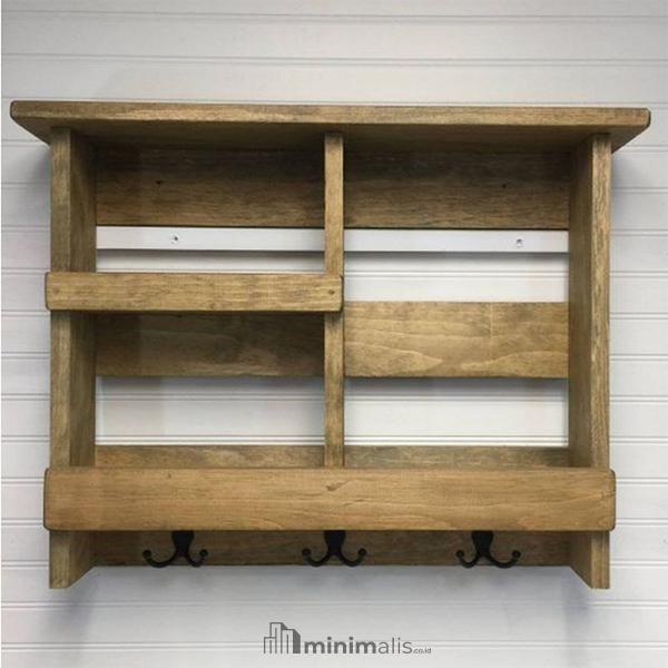 Rak Tas Minimalis Dari Kayu, Indah Saat disimpan, Cantik Saat Dijinjing!