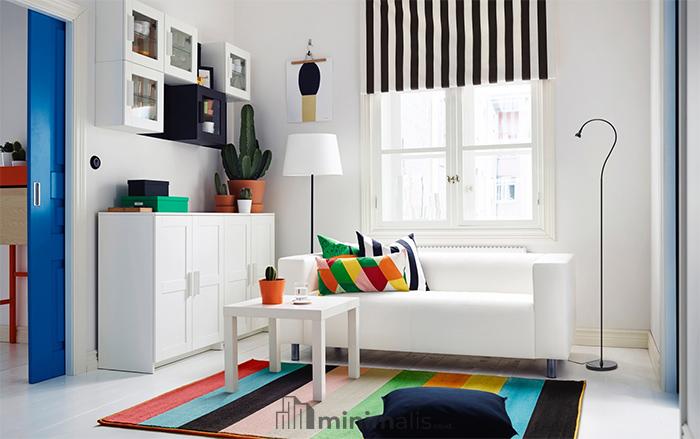 30+ Ruang Tamu Minimalis 3x3 Bergaya Mungil Cenderung Lebih Rileks! - Minimalist