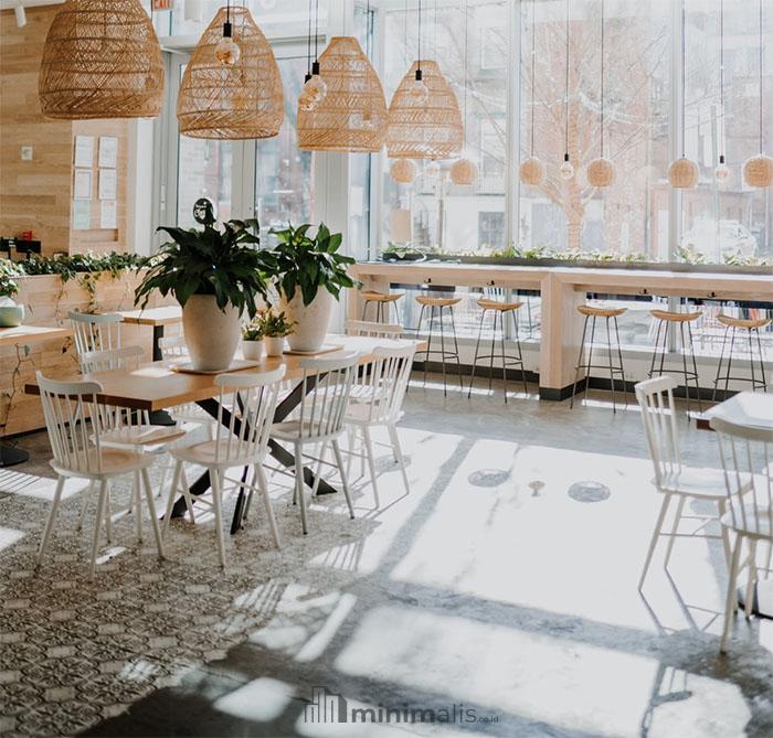 40+ Desain Cafe Minimalis Bikin Pelanggan Betah dan Jadi Langganan - Minimalist