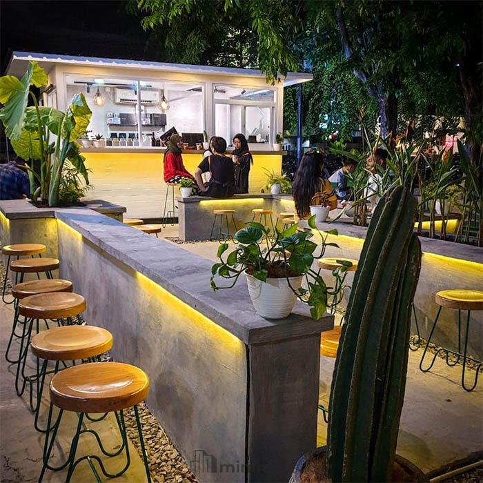 40+ Desain Cafe Minimalis Bikin Pelanggan Betah dan Jadi Langganan - Minimalist