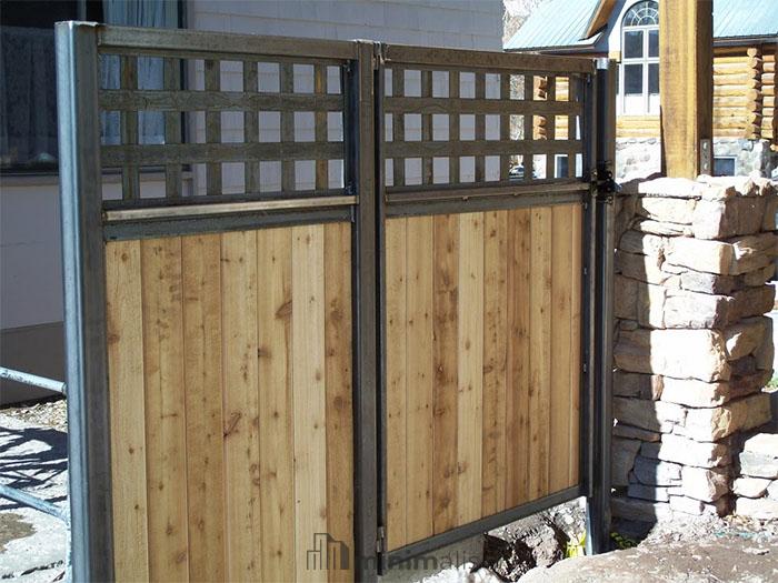 38+ Pagar Kayu Minimalis Dengan Sejumlah Ide Mantap