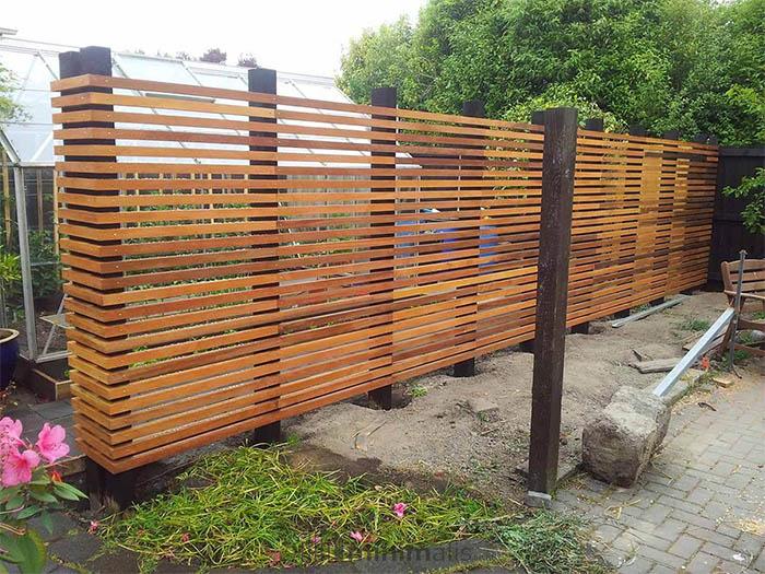 38+ Pagar Kayu Minimalis Dengan Sejumlah Ide Mantap