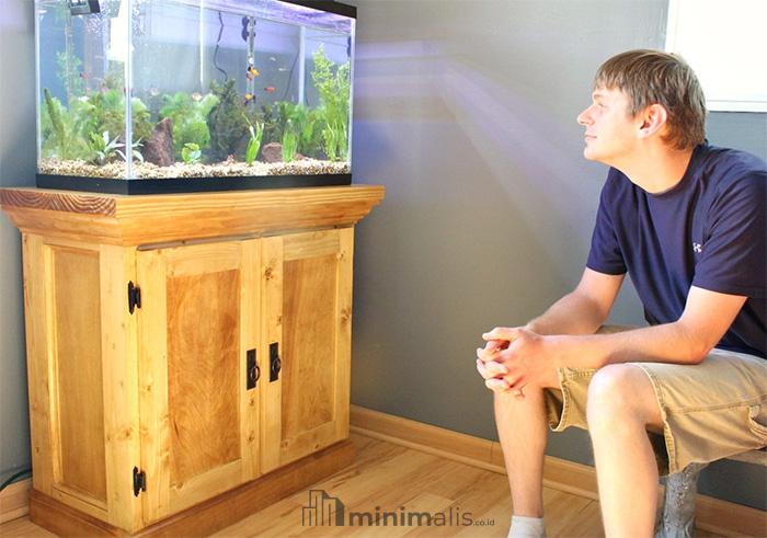 39+ Meja Aquarium Minimalis Dari Material yang Cantik Tahan Lama ...