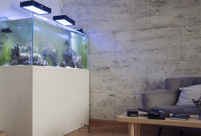 39+ Meja Aquarium Minimalis Dari Material yang Cantik Tahan Lama