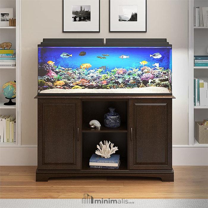 39+ Meja Aquarium Minimalis Dari Material yang Cantik Tahan Lama