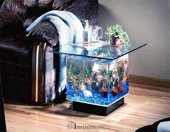 39+ Meja Aquarium Minimalis Dari Material yang Cantik Tahan Lama ...