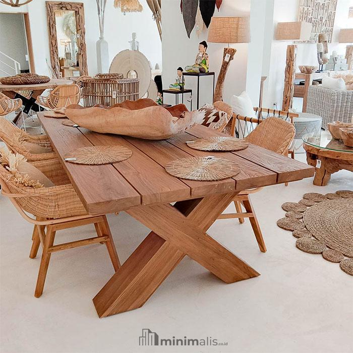 38+ Meja Kayu Minimalis dan Varian yang Direkomendasikan