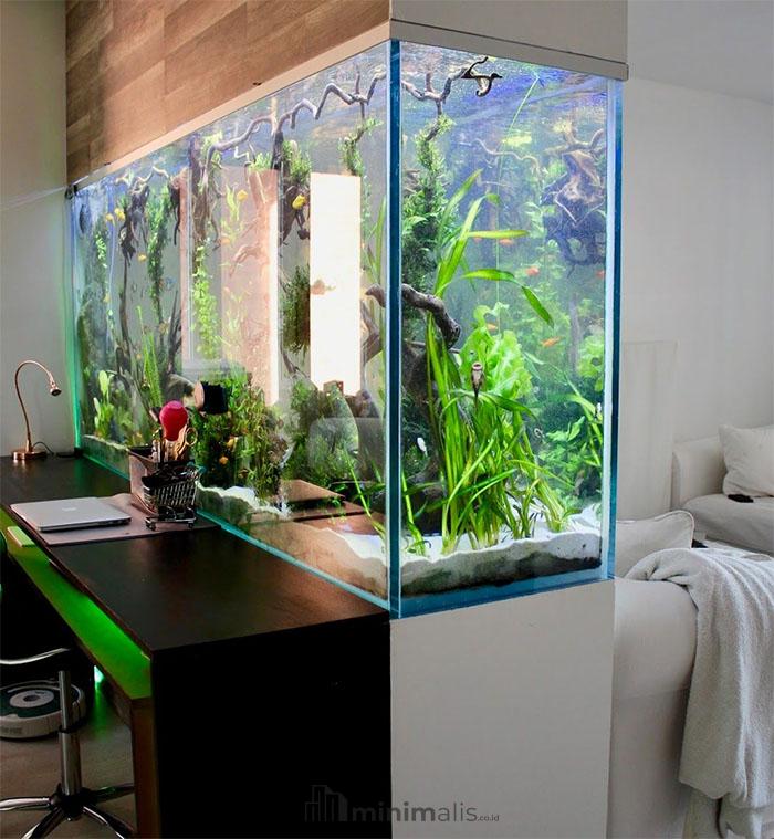 39+ Meja Aquarium Minimalis Dari Material yang Cantik Tahan Lama ...