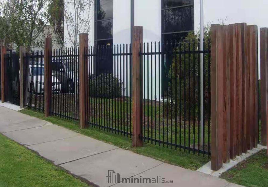 43+ Gambar Pagar Besi Minimalis Kuat di Luar Cantik di Dalam - Minimalist