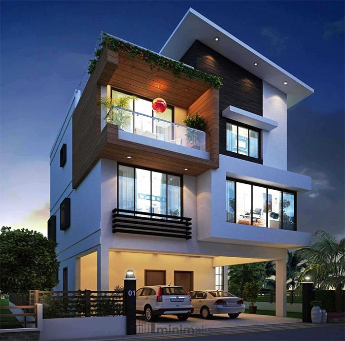 30+ Model Rumah Minimalis Tampak Depan Cantik Alami Tanpa Banyak Elemen ...