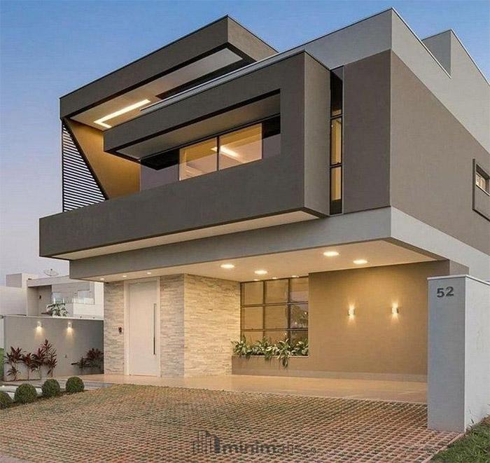 30+ Model Rumah Minimalis Tampak Depan Cantik Alami Tanpa Banyak Elemen ...