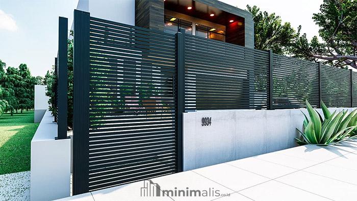 43+ Gambar Pagar Besi Minimalis Kuat di Luar Cantik di Dalam - Minimalist