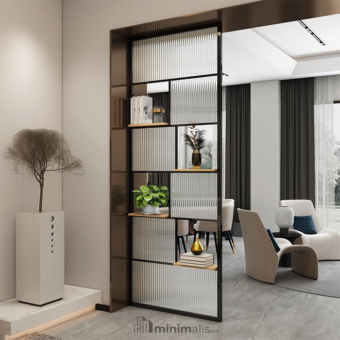 45+ Sekat Ruangan Minimalis Modern 2 Muka Pemberi Motif dan Aksen