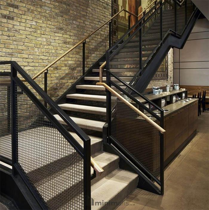 44+ Railing Tangga Minimalis Unik Penyambung Lantai Pemberi Estetika ...