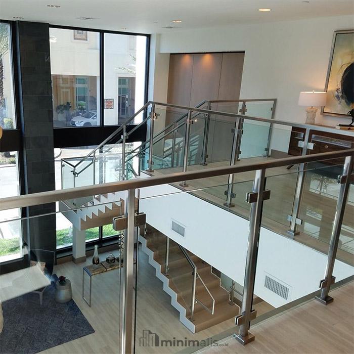 44+ Railing Tangga Minimalis Unik Penyambung Lantai Pemberi Estetika ...