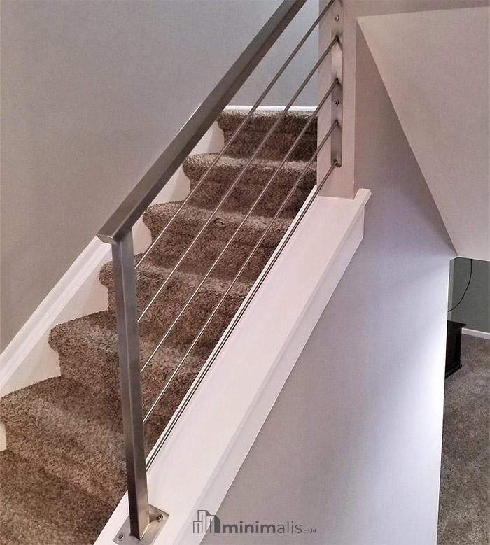 38+ Railing Tangga Minimalis Pengaman Sekaligus Mempercantik Rumah