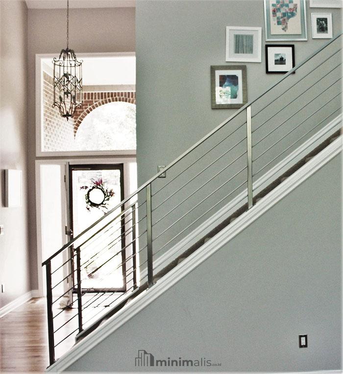 38+ Railing Tangga Minimalis Pengaman Sekaligus Mempercantik Rumah ...