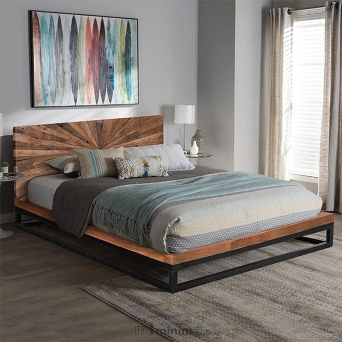 42+ Ranjang Kayu Minimalis, Dipan Cantik Menemani Tidur Semalaman ...