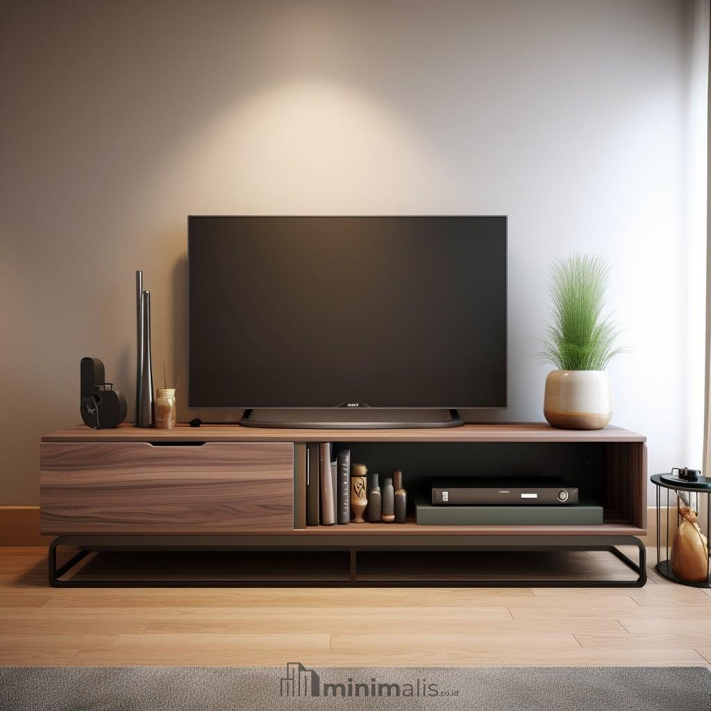 Rak TV Minimalis Modern Unik - Minimalist