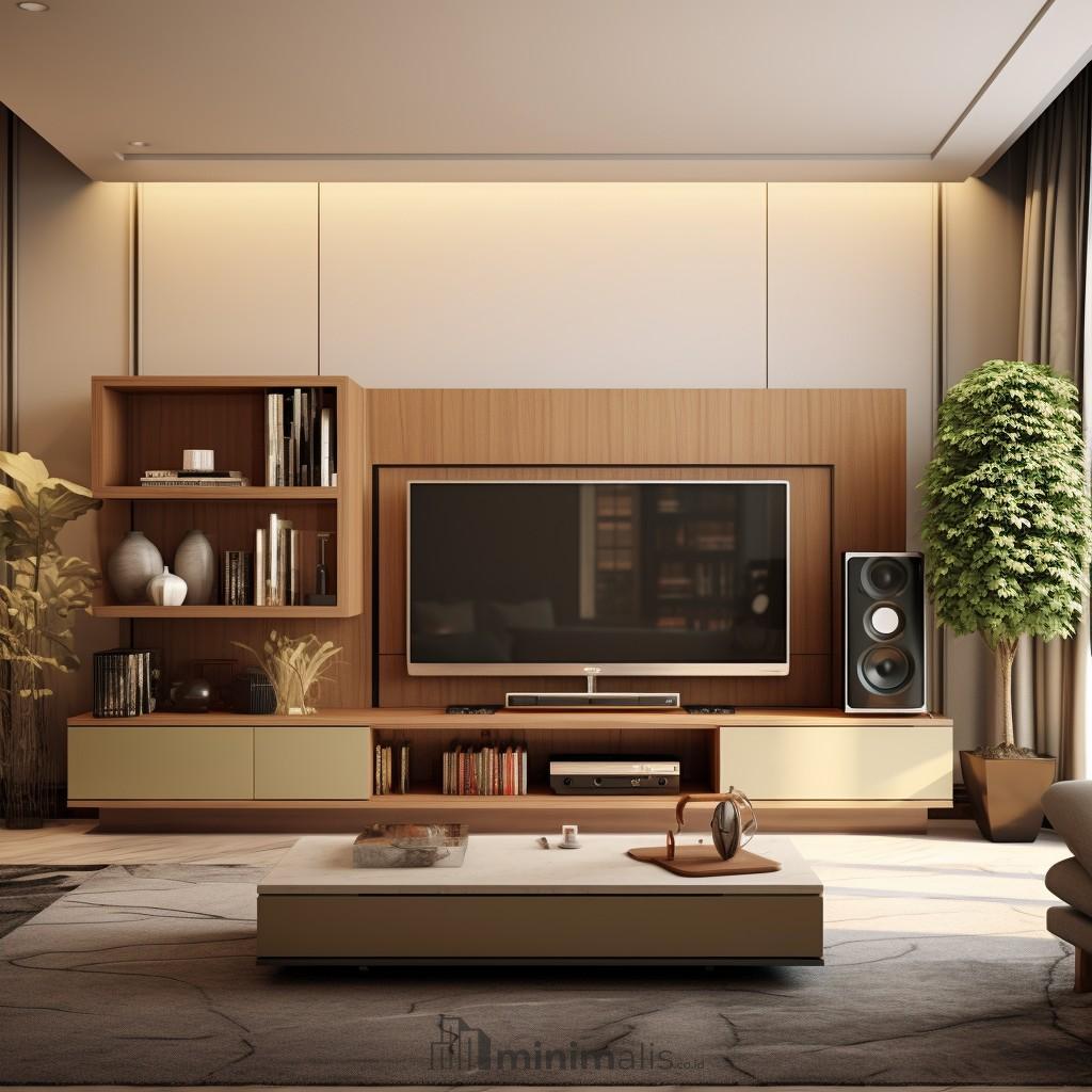 Rak TV Minimalis Modern Unik - Minimalist