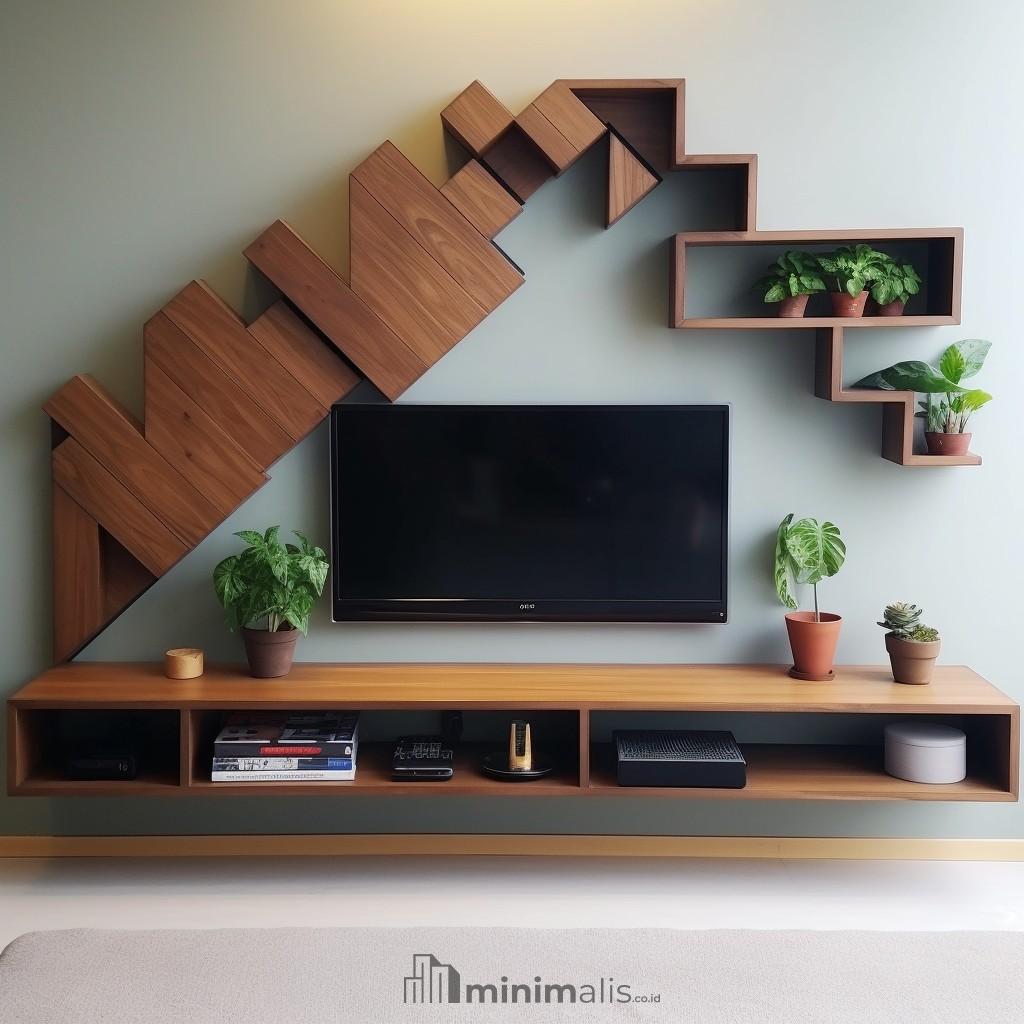 Rak TV Minimalis Modern Unik