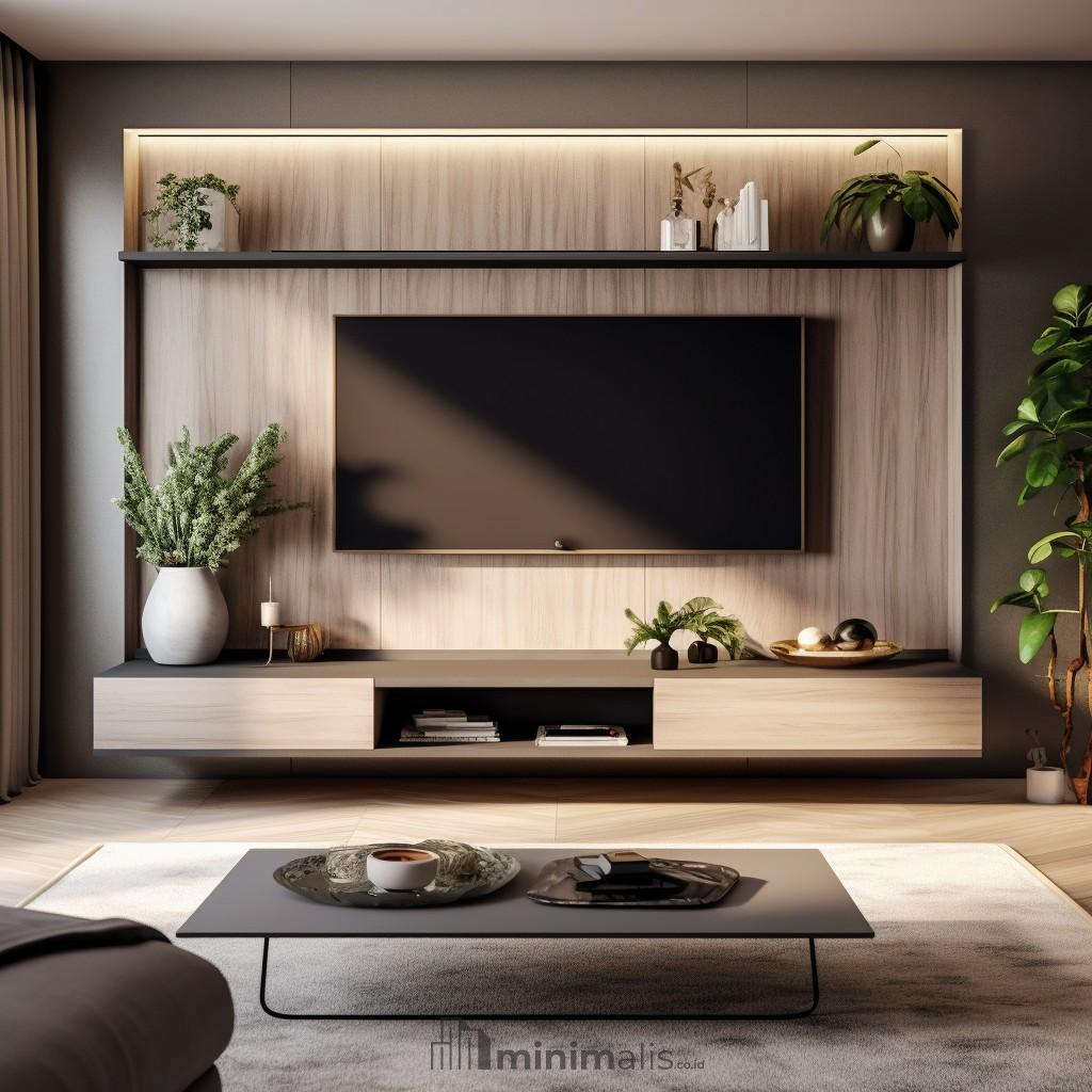 Rak TV Minimalis Modern Unik