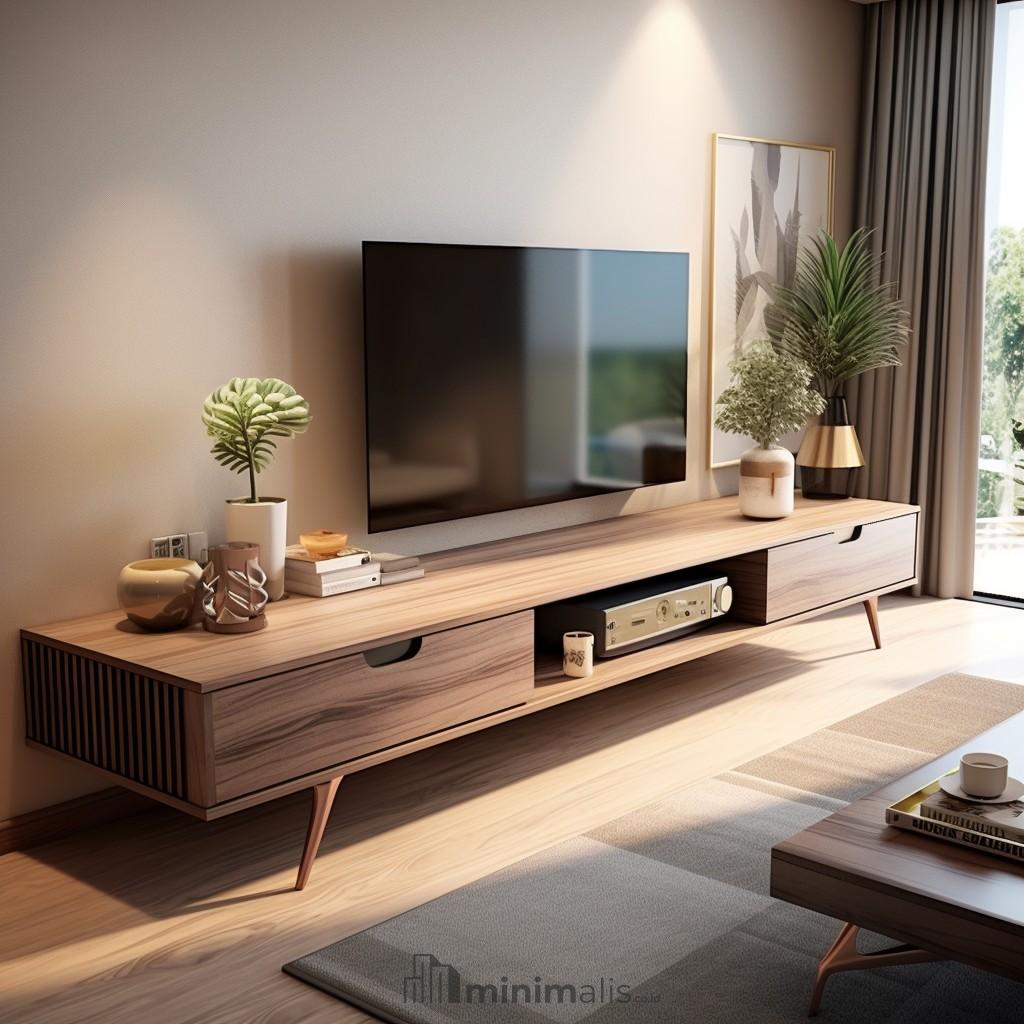 Rak TV Minimalis Modern Unik - Minimalist