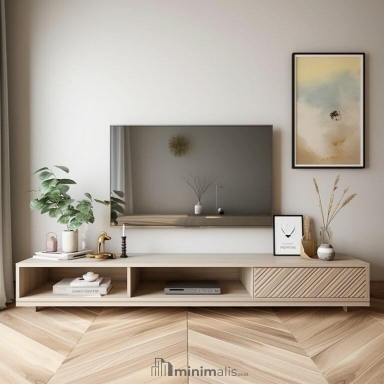 Rak TV Minimalis Modern Unik