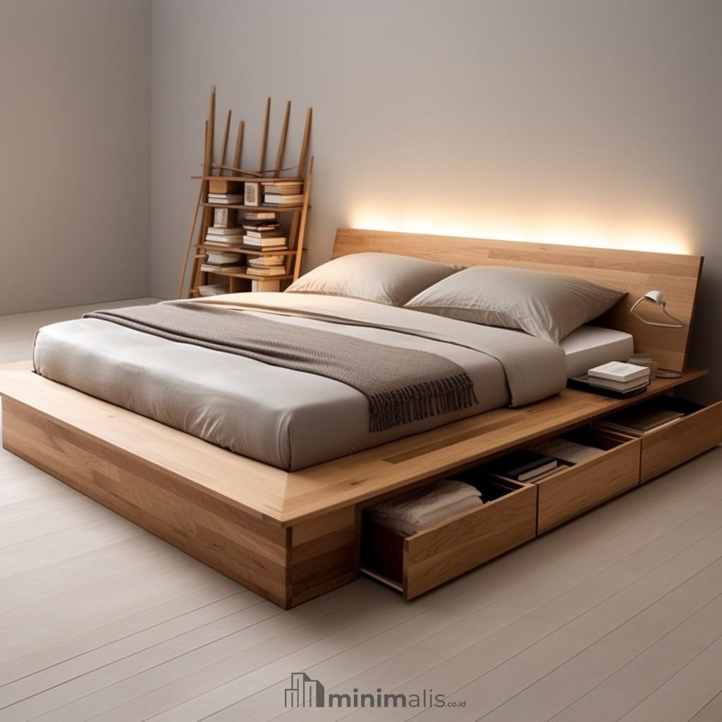 Dipan Kayu Minimalis Modern: Solusi Tidur Nyaman dan Hemat Ruang ...