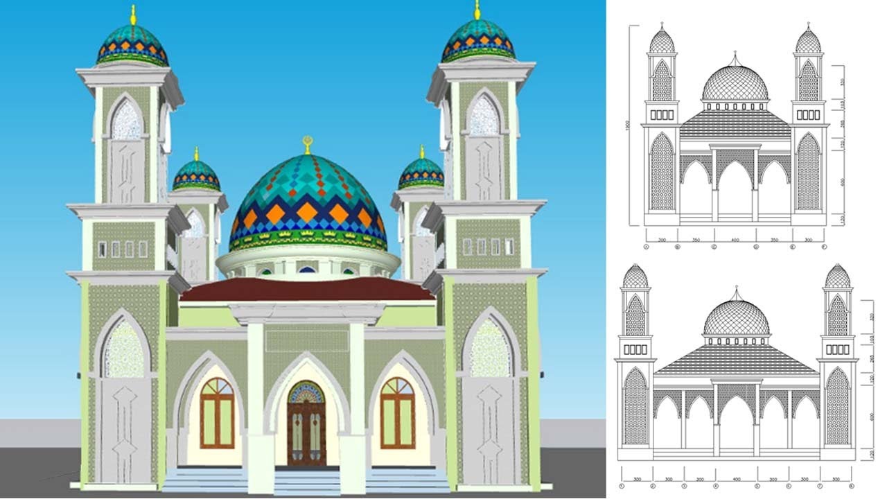 4 Menara Masjid Minimalis Modern yang Megah Untuk Ditiru - Minimalist