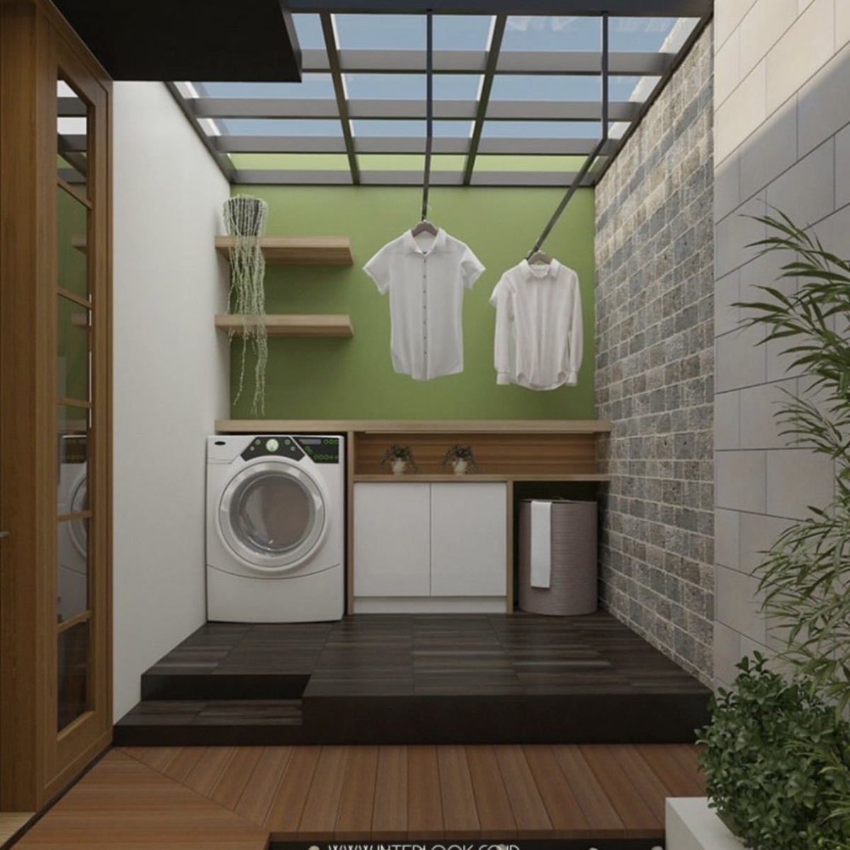 Cara Mendesain Tempat Nyuci Minimalis Agar Betah Bekerja Seharian ...